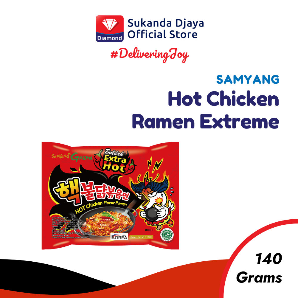 Jual Samyang Mie Instan Hot Chicken Ramen Extreme 140 gr | Shopee Indonesia