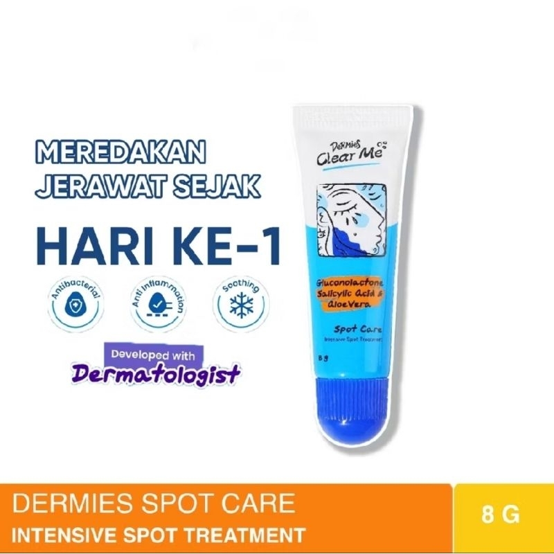 Jual Dermies Clear Me Acne Spot Care Intensive Spot Treatment 8 gr ...