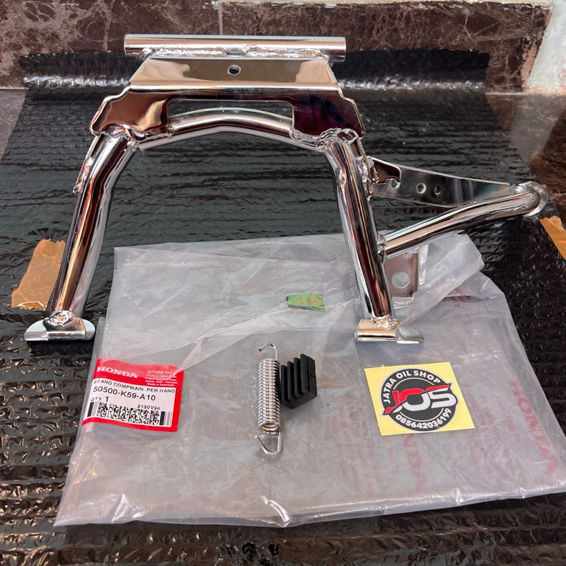 Jual Standar tengah vario 125 150 chrome bahan original | Shopee Indonesia