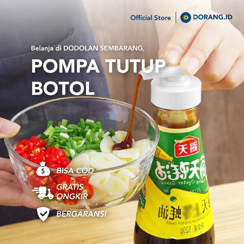 Jual (DODOLAN SEMBARANG) Pompa Pump Tekan Botol Saus Plastik | Shopee ...