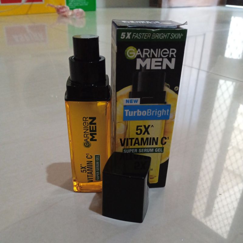 Jual Garnier Turbo Bright 5x Vitamin C super serum gel 30 ml | Shopee Indonesia