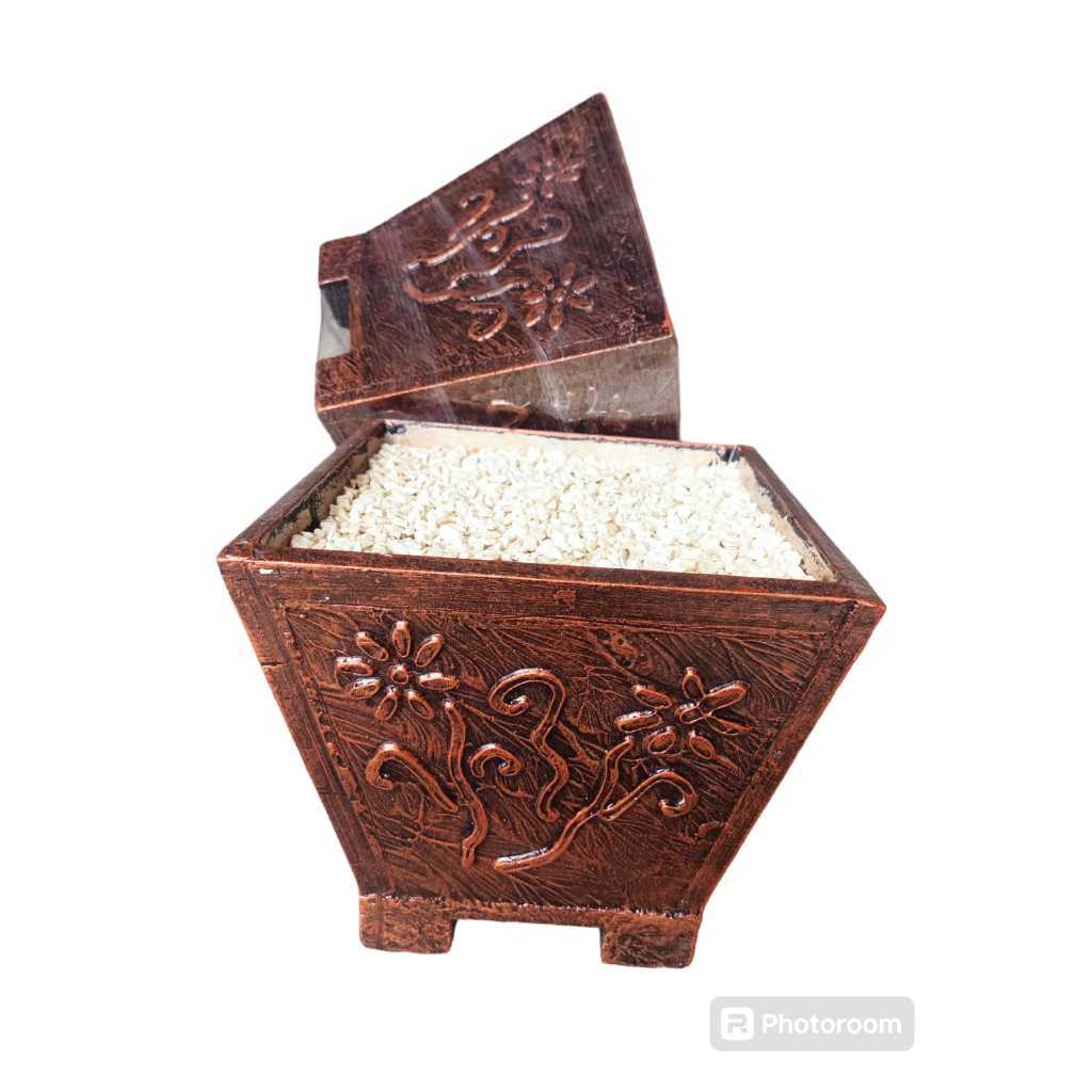 Jual pot medium tinggi 18 cm / pot untuk bunga plastik / pot bungga ...