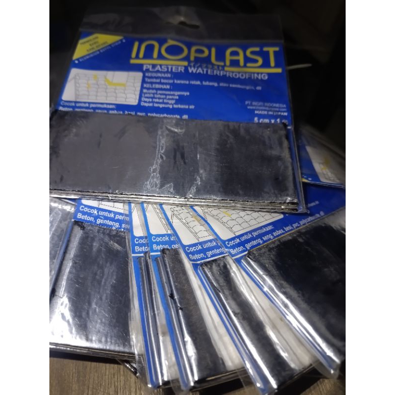 Jual Lakban anti bocor, plester talang, Inoplas Plaster Waterproofing Anti Bocor (1M×5CM ...