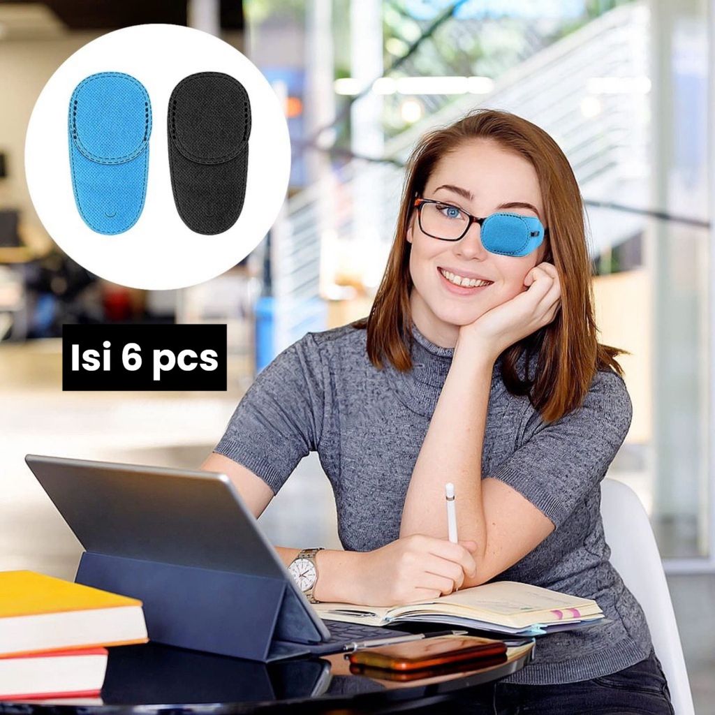 Jual Penutup Mata Terapi Lazy Eye Patch Amblyopia Orthoptic Isi 6 PCS ...