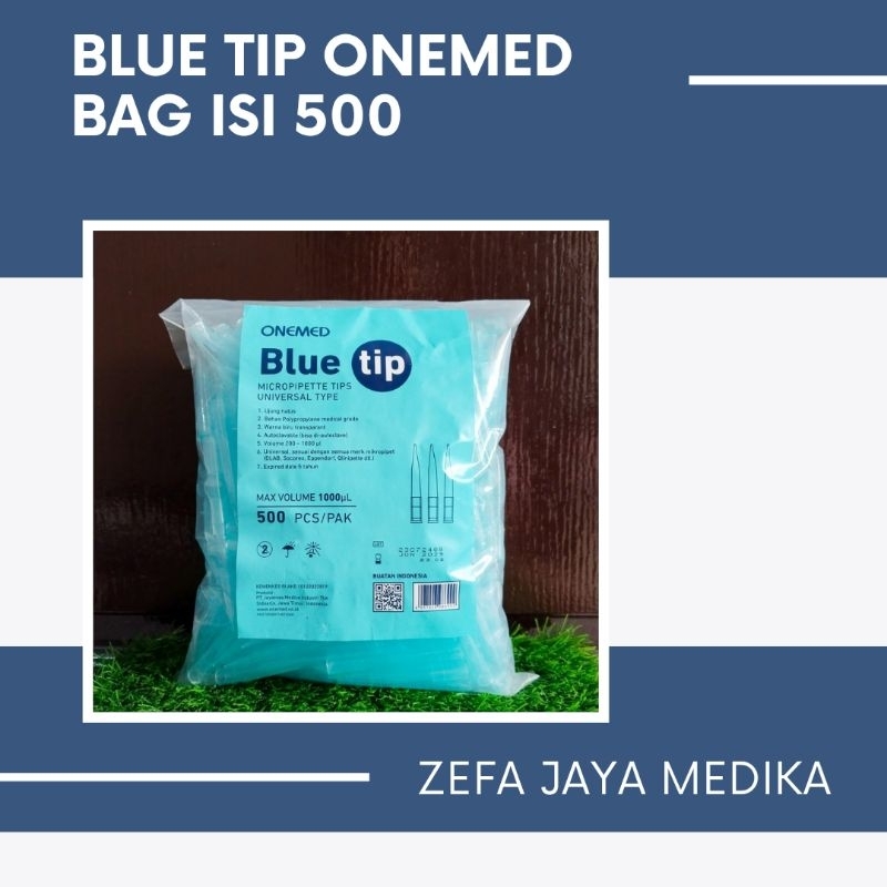 Jual BLUE TIP ONEMED BAG ISI 500 PCS / PIPET TIP | Shopee Indonesia
