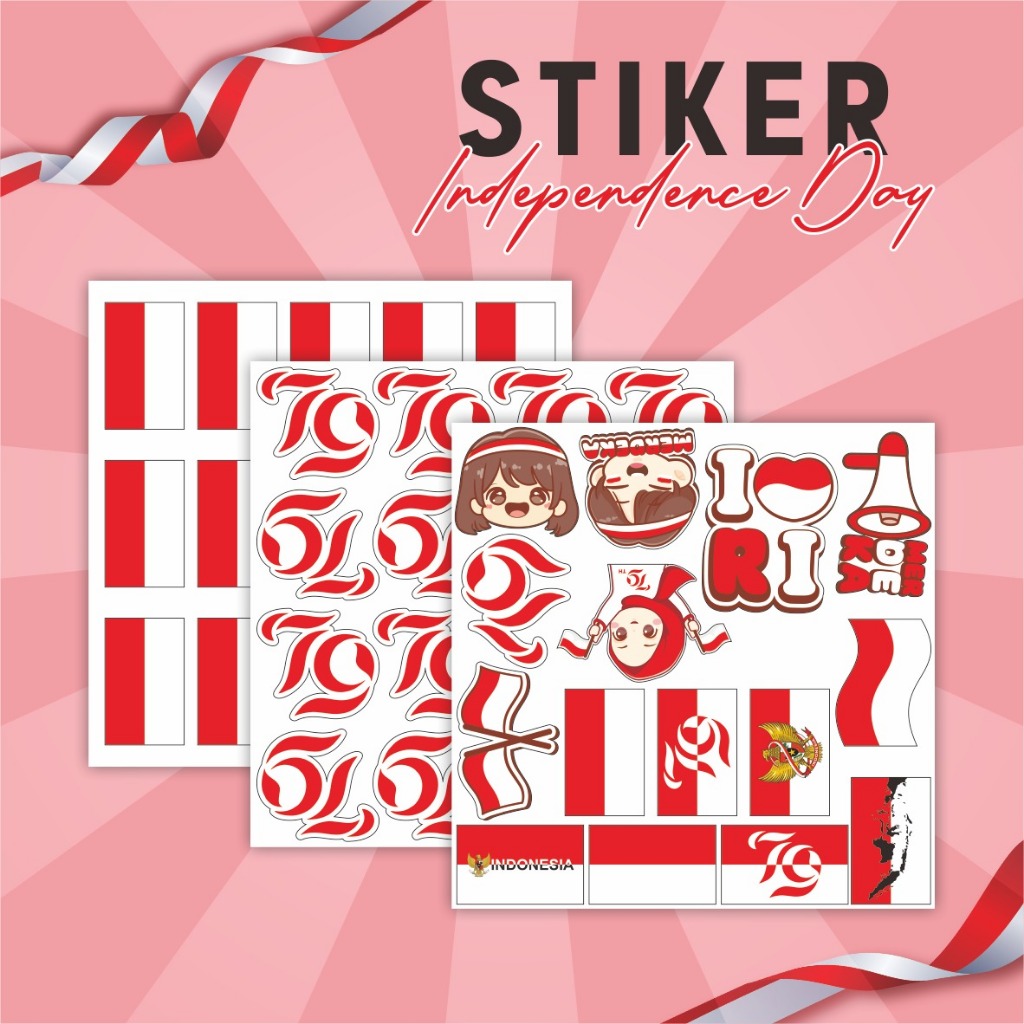 Jual STIKER PIPI 17 AGUSTUS SPESIAL KEMERDEKAAN INDONESIA | Shopee ...