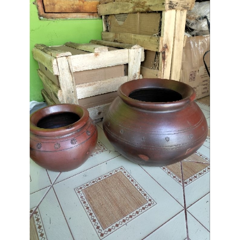 Jual GENTONG TANAH LIAT GENTONG BERAS GENTONG DAQET 10 L | Shopee Indonesia