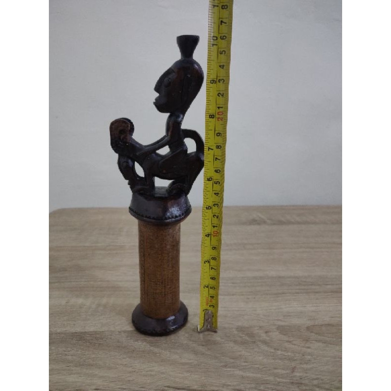 Jual Patung antik Batak Toba bertuliskan kalender Batak di kayu ...
