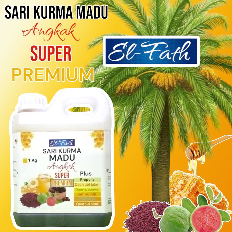 Jual SARI KURMA ANGKAK SUPER PREMIUM 1 KG PLUS QUSTHUL HINDI | Shopee ...
