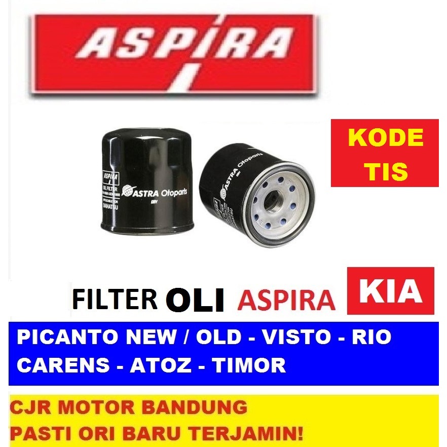 Jual Filter oli mobil KIA PICANTO RIO CARENS VISTO ATOZ ASPIRA ORI ...