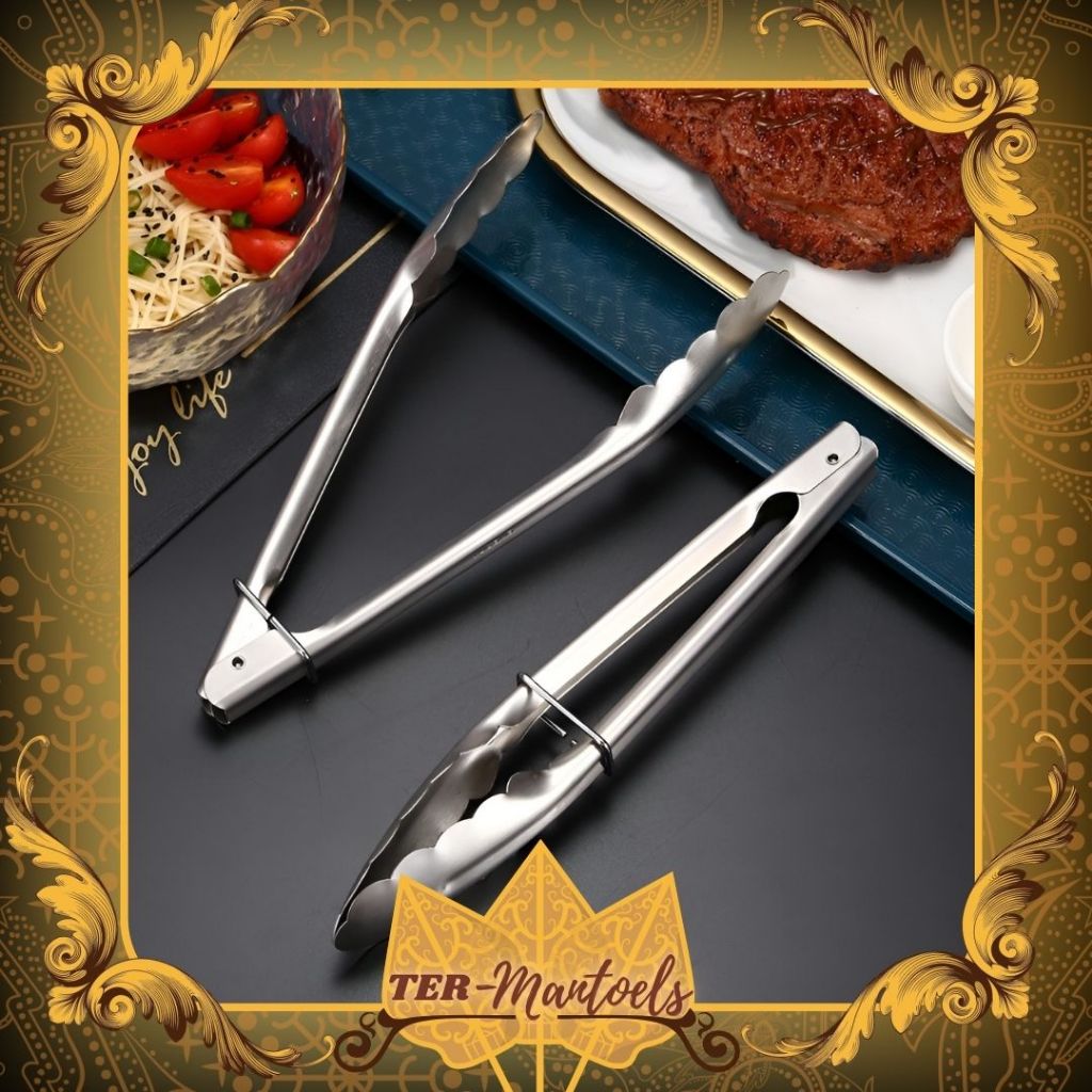 Jual Pencapit Capitan Makanan Stainless / Penjepit Gorengan Stainless ...