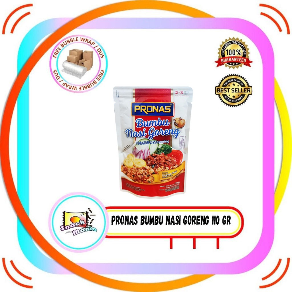 Jual Pronas Bumbu Nasi Goreng Daging Sapi Pouch ~ 110 gr Fried Rice ...