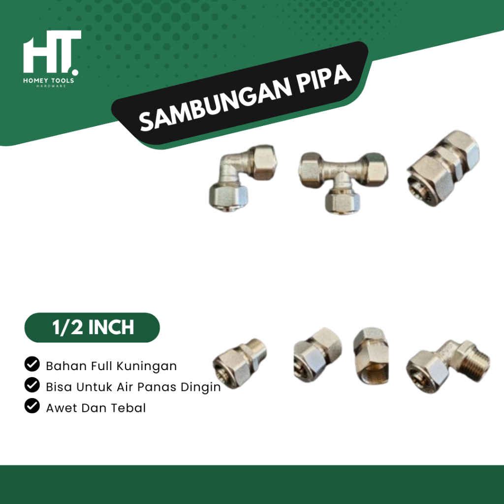 Jual WESTPEX Sambungan Pipa Air Panas Dingin 1/2 Inch / Fitting Pipa ...