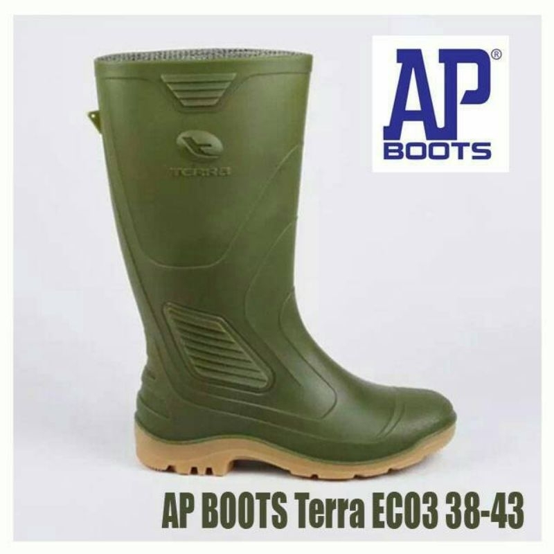 Jual AP BOOTS TERRA ECO 3 Sepatu Boot Karet Tinggi Proyek Safety ...