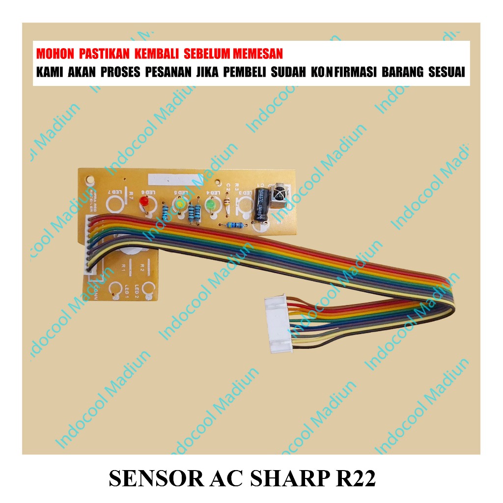 Jual SASH22 MODUL SENSOR AC / DISPLAY PCB SENSOR AC / SENSOR AC SHARP ...