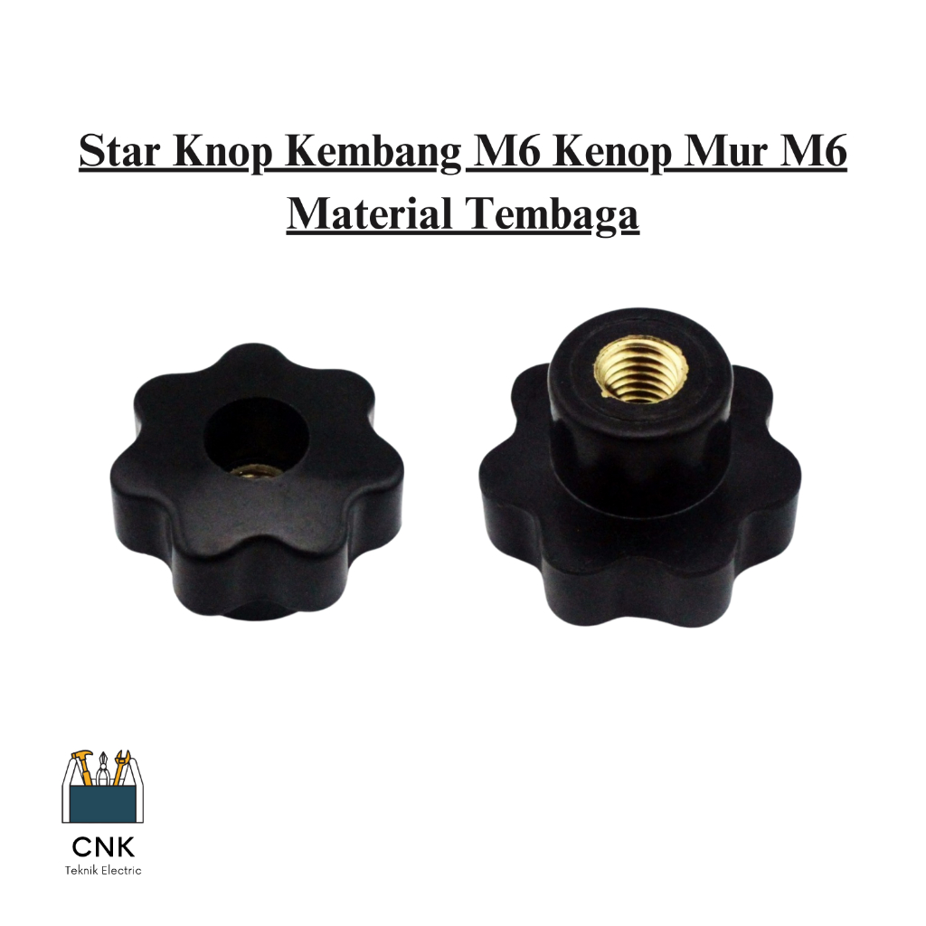 Jual Star Knop Kembang Kenop Mur Material Tembaga/Knob Mur Model ...