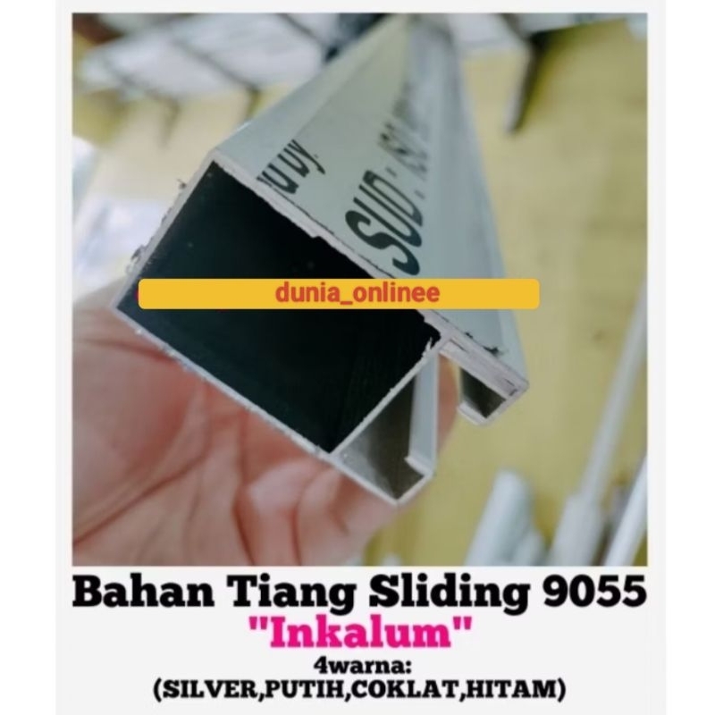 Jual Bahan Tiang Sliding Aluminium 9055 "INKALUM" | Shopee Indonesia