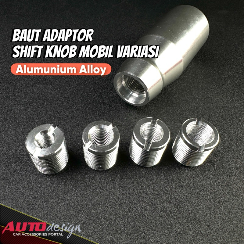 Jual Baut Adaptor Shift Knob Tuas Persneling Mobil Variasi Material ...