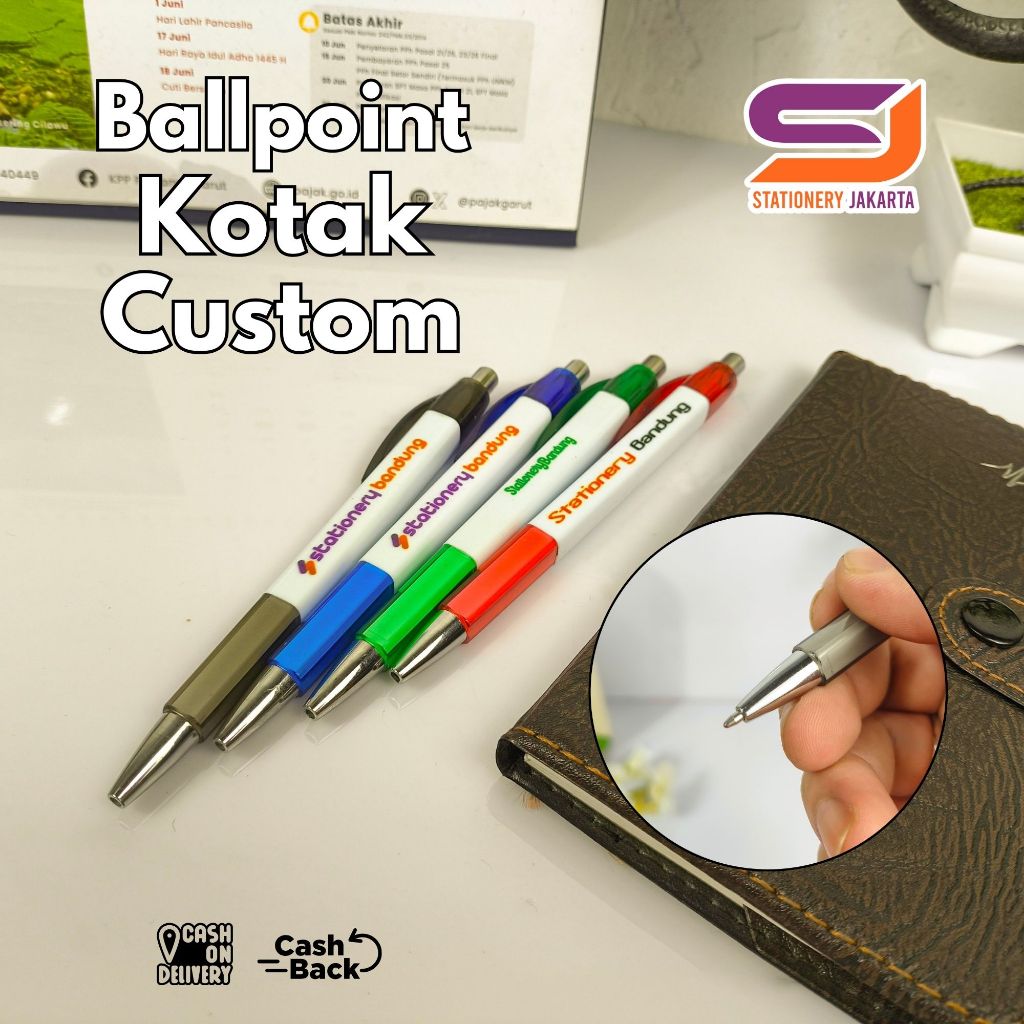 Jual Ballpoint Square Custom UV Bolpen Kotak Murah Souvenir Pernikahan ...