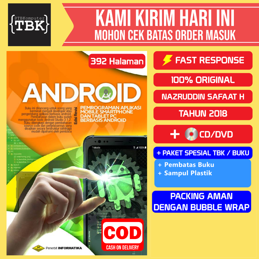 Jual BUKU ANDROID PEMROGRAMAN APLIKASI MOBILE SMARTPHONE DAN TABLET PC ...