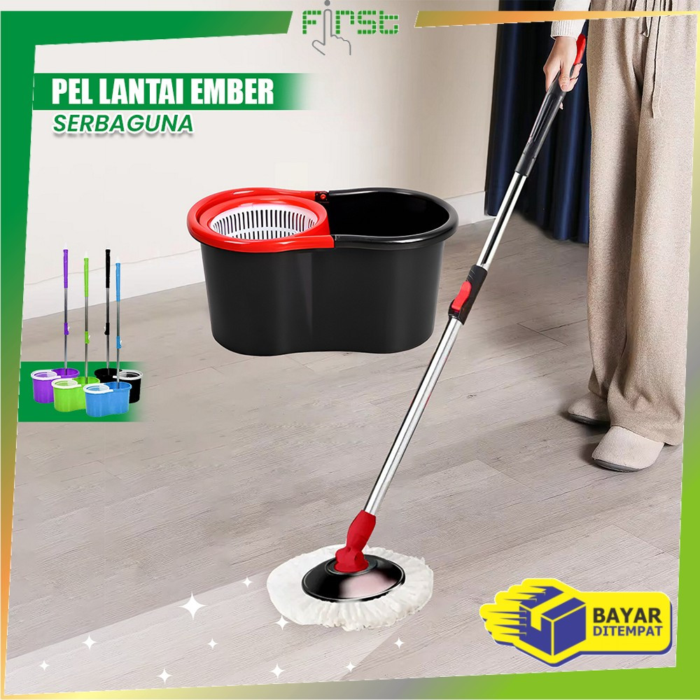 Jual FH-C526 Alat Pel Lantai Dengan Ember Serbaguna / Pel Lantai Ultra Putar Praktis / Kain Pel ...