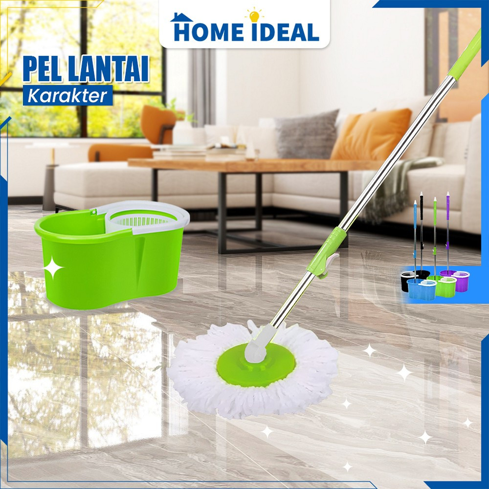 Jual Alat Pel Lantai Praktis dengan Ember Multifungsi / Pel Lantai Ultra Putar Spin Mop ...