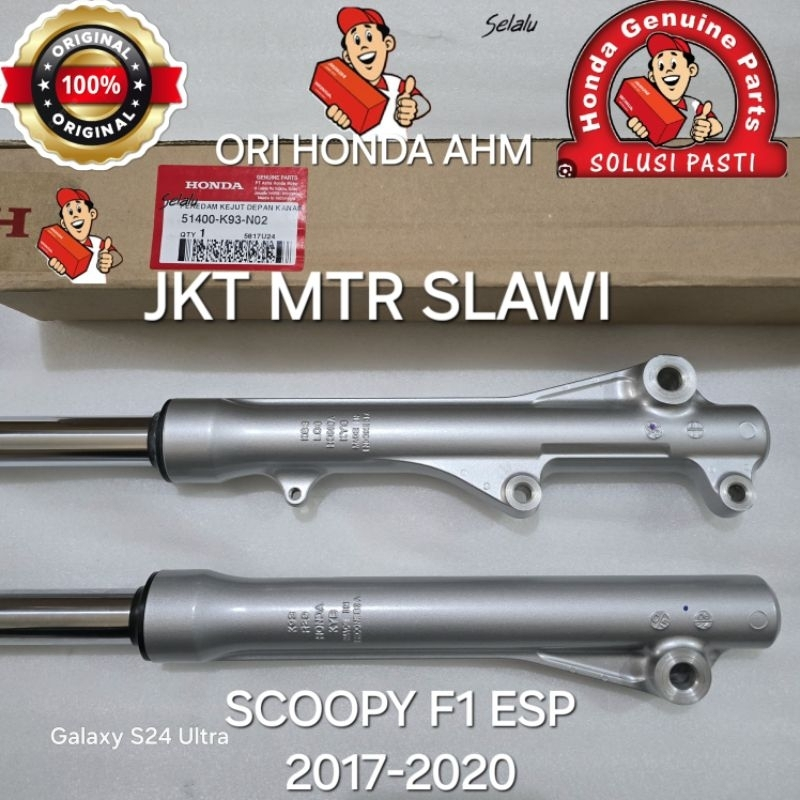 Jual 51400-K93-N02 as shock depan pipe comp tabung shock new scoopy esp 2017-2020, as shock ...