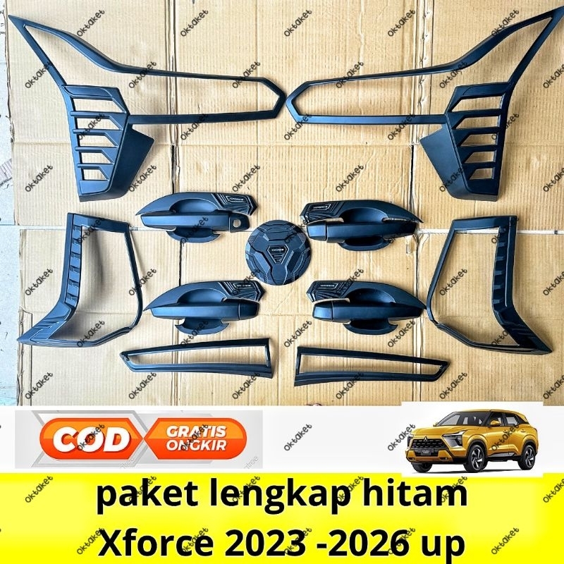 Jual paket lengkap Mitsubishi Xforce X Force hitam garnish depan ...