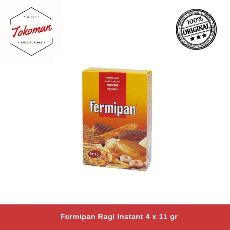 Jual Fermipan Ragi Instant 4 x 11 gr / Instant Dry Yeast | Shopee Indonesia