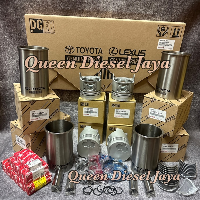 Jual Paket Lengkap Overhaul / Paket Komplit Lengkap Liner + Piston ...
