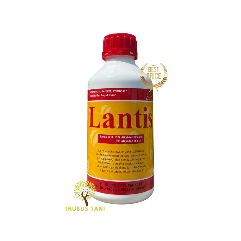 Jual LANTIS -1Liter Perekat, Perata, Pembasah Pestisida Dan Pupuk Daun ...