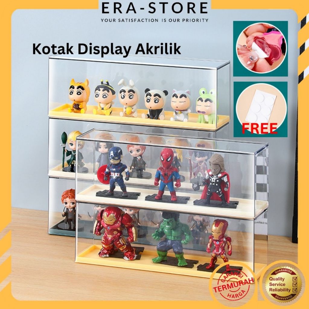 Jual Kotak Display Akrilik /Display Figure Display Miniature/ Kotak ...