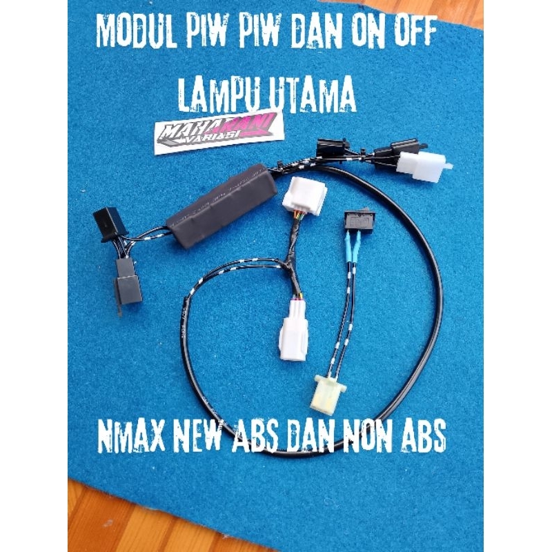 Jual Modul pasbeam dan tombol menu Nmax new ABS dan non abs + tombol on ...