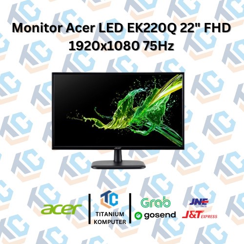 Jual Monitor Acer LED EK220Q 22" FHD 1920x1080 75Hz | Shopee Indonesia