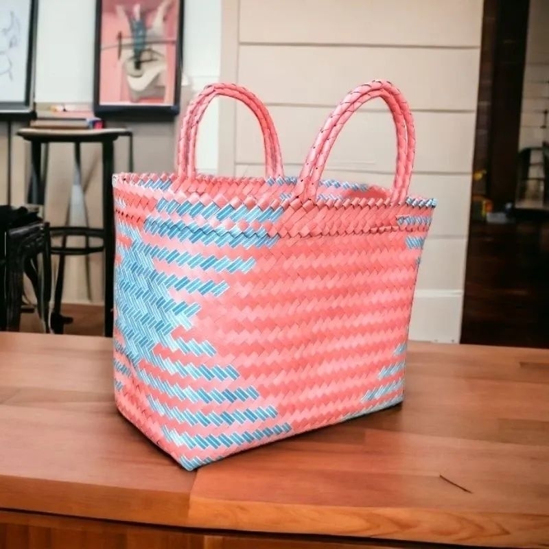 Jual Tas Anyaman/Tas Belanja/Tas Parsel Bingkisan/Tas Anyam Plastik ...