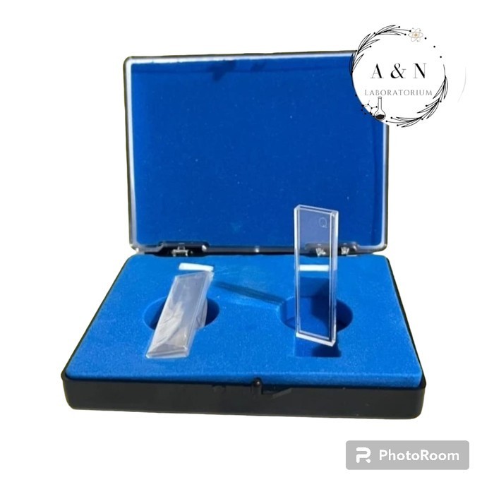 Jual Kuvet Kuarsa / Cuvete Quartz Micro with Lid 1mm 1box isi 2pcs ...