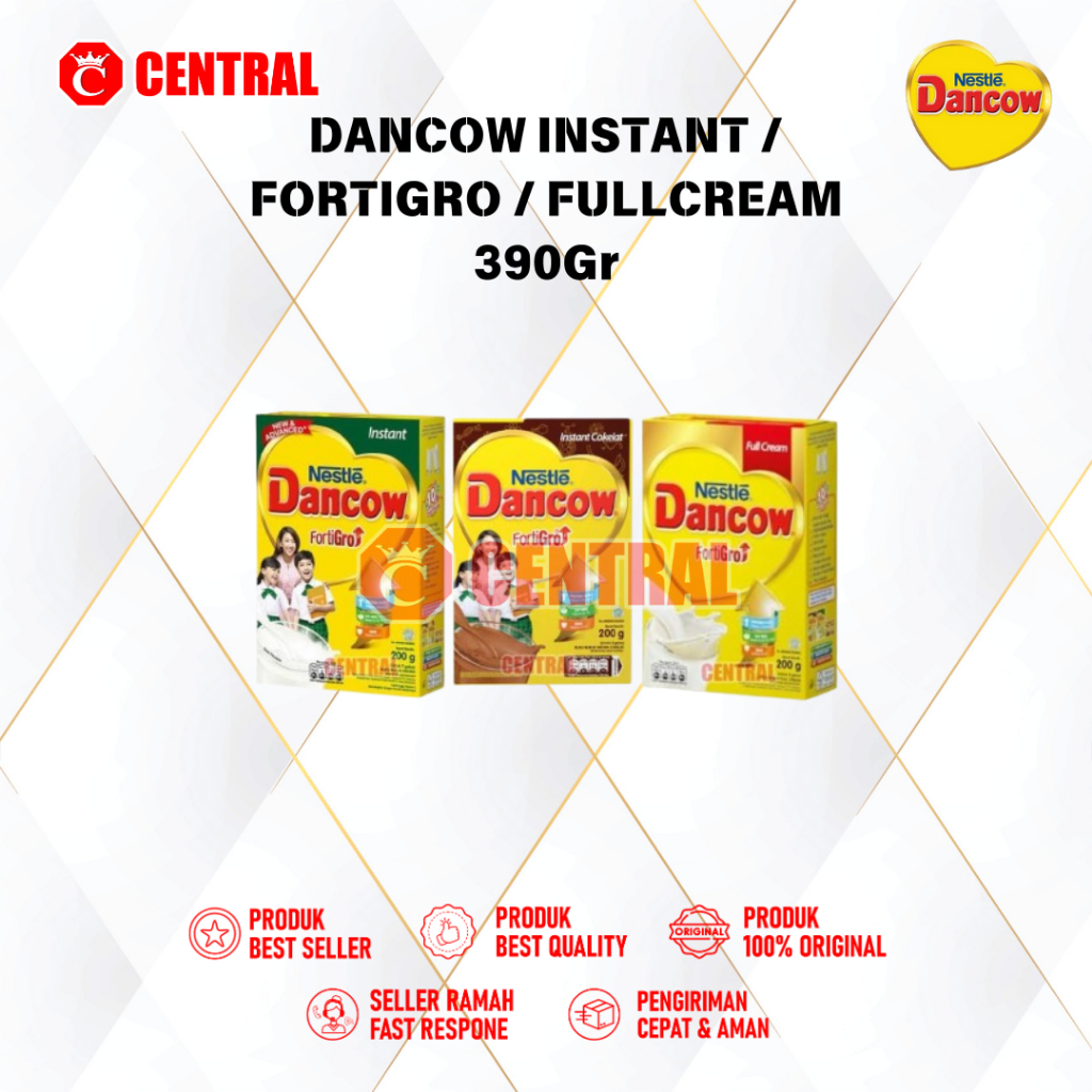 Jual DANCOW INSTANT / FORTIGRO / FULLCREAM 390Gr / 390Gr | Shopee Indonesia