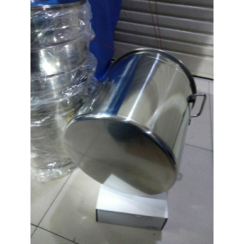 Jual Panci masak 50 cm Besar 100 liter air stainles steel | Shopee ...