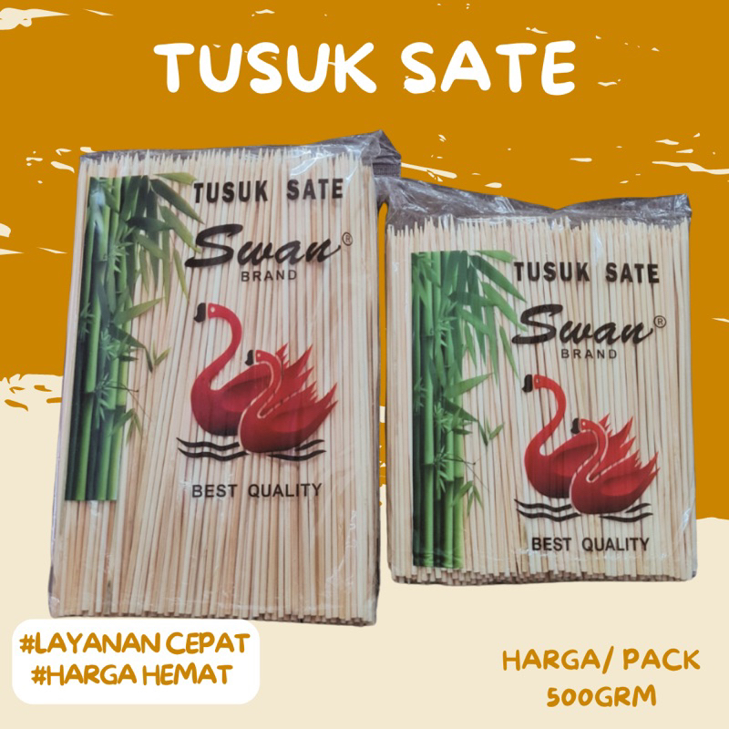 Jual Tusuk Sate Bambu 20cm 15cm Kayu 500grm | Shopee Indonesia