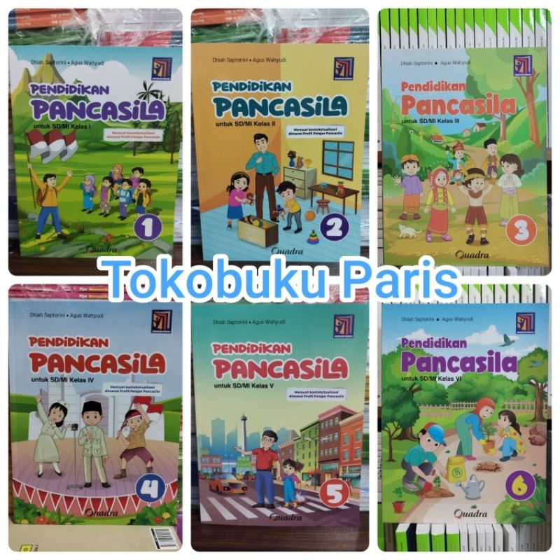 Jual ORIGINAL & Buku Baru Pelajaran Pendidikan Pancasila PPKN REVISI sd mi kelas 1 2 3 4 5 6 ...