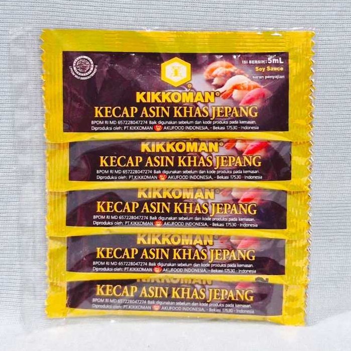 Jual Kikkoman Kecap Asin Khas Jepang (5 Sachet) | Shopee Indonesia