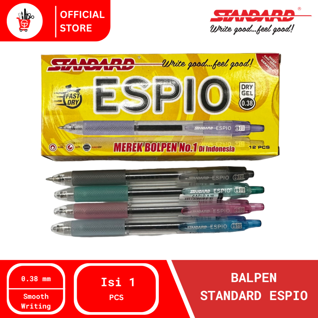 Jual Ballpoint | Pulpen | Balpen Standard Espio (1 PCS) | Shopee Indonesia