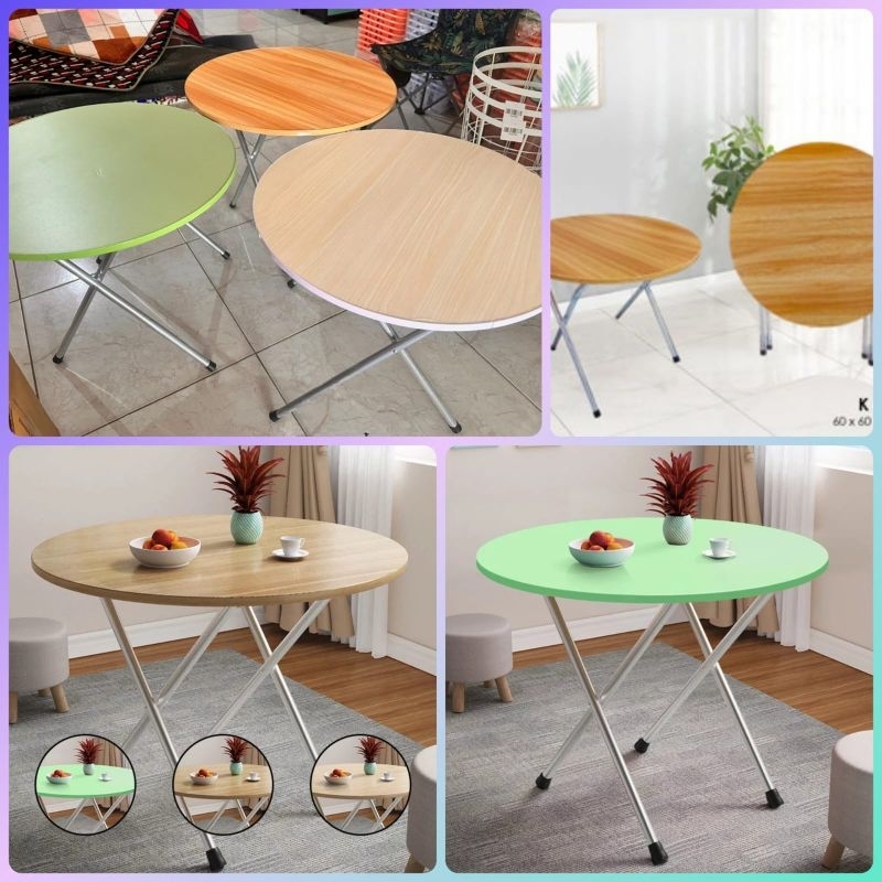 Jual Meja Lipat Bulat Kaki Panjang | Shopee Indonesia