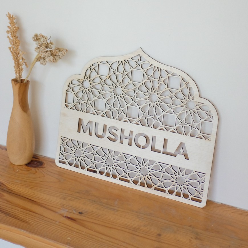Jual Signage Mushola ala Morocco - Sign Mushola bertema Moroccan ...