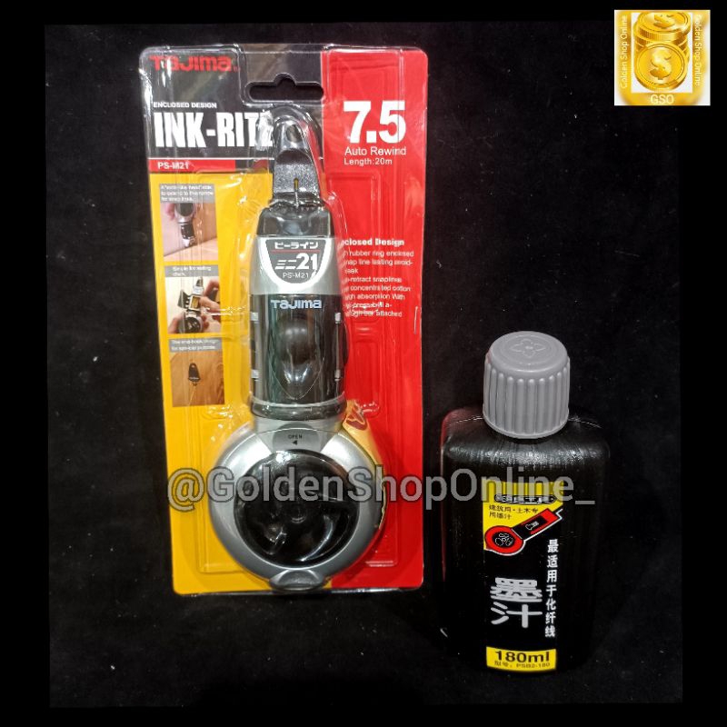 Jual Sipatan Tukang Tajima Model PS-M21 (Auto 7,5meter) Panjang Benang ...