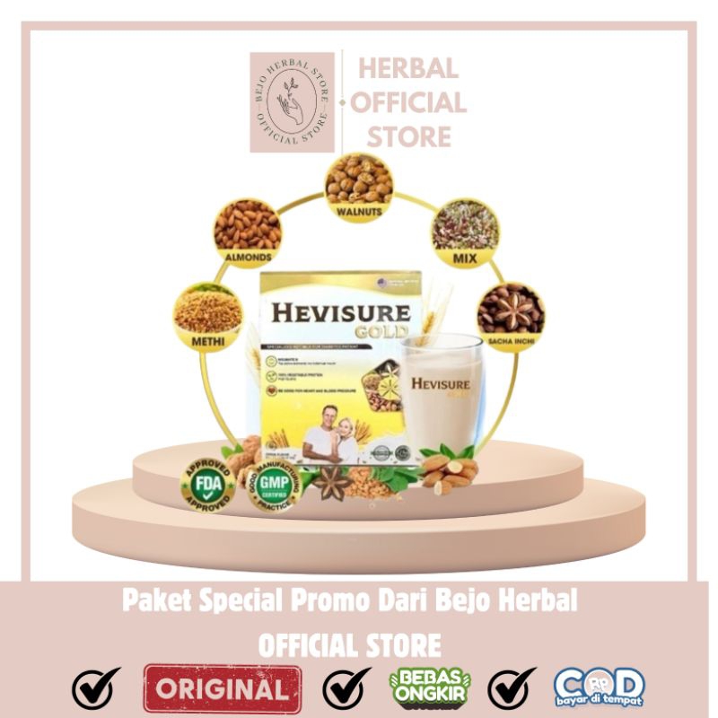 Jual HEVISURE GOLD MILK SUSU OBAT DIABETES KENCING MANIS KADAR GULA ...