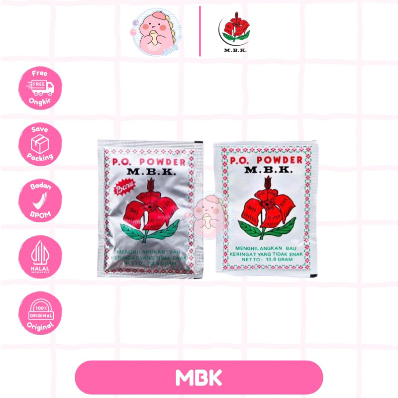Jual MBK Powder Putih & Silver 1 Pcs | Bedak MBK Powder | Powder Bedak ...