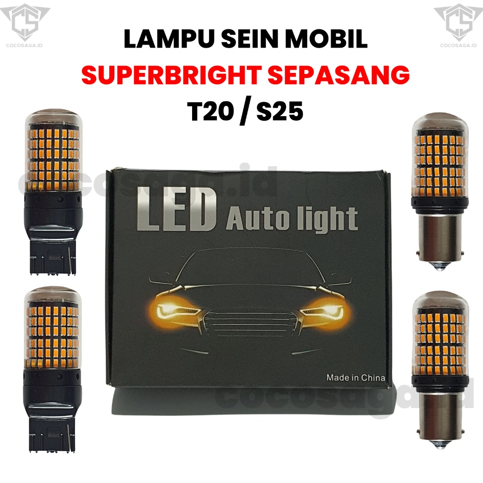Jual KODE P5G3 SEPASANG Lampu LED Sein Superbright Sein dajjal T2 744 ...