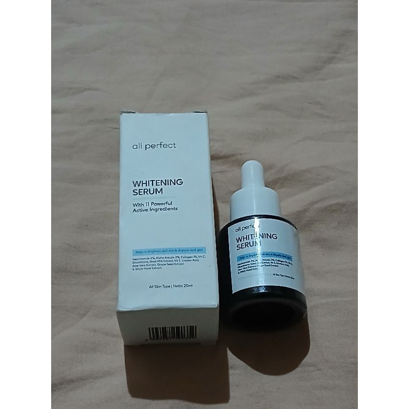 Jual Serum All perfect Whitening preloved | Shopee Indonesia