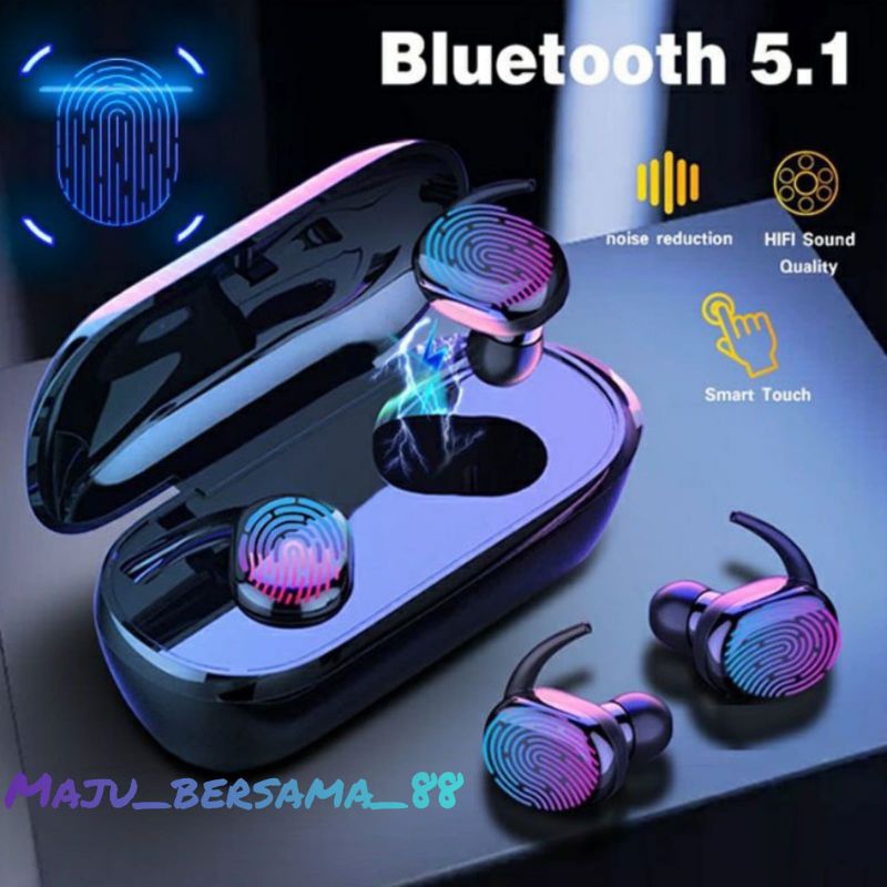 Jual 4 TWS BLUETOOTH HEADSET BLUETOOTH TWS DENGAN MIKROFON 5.0 EARPHONE ...